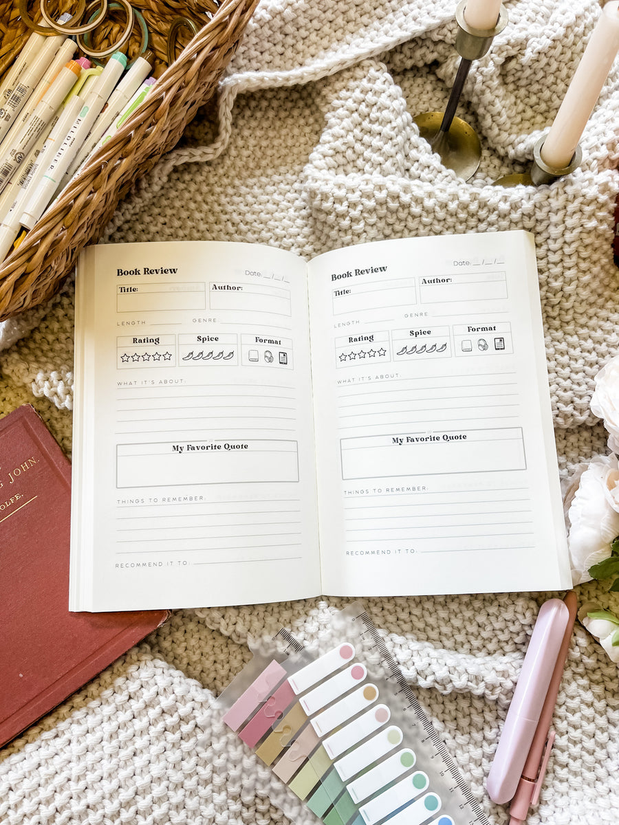 Reading Journal - Pink – wellreadcollective